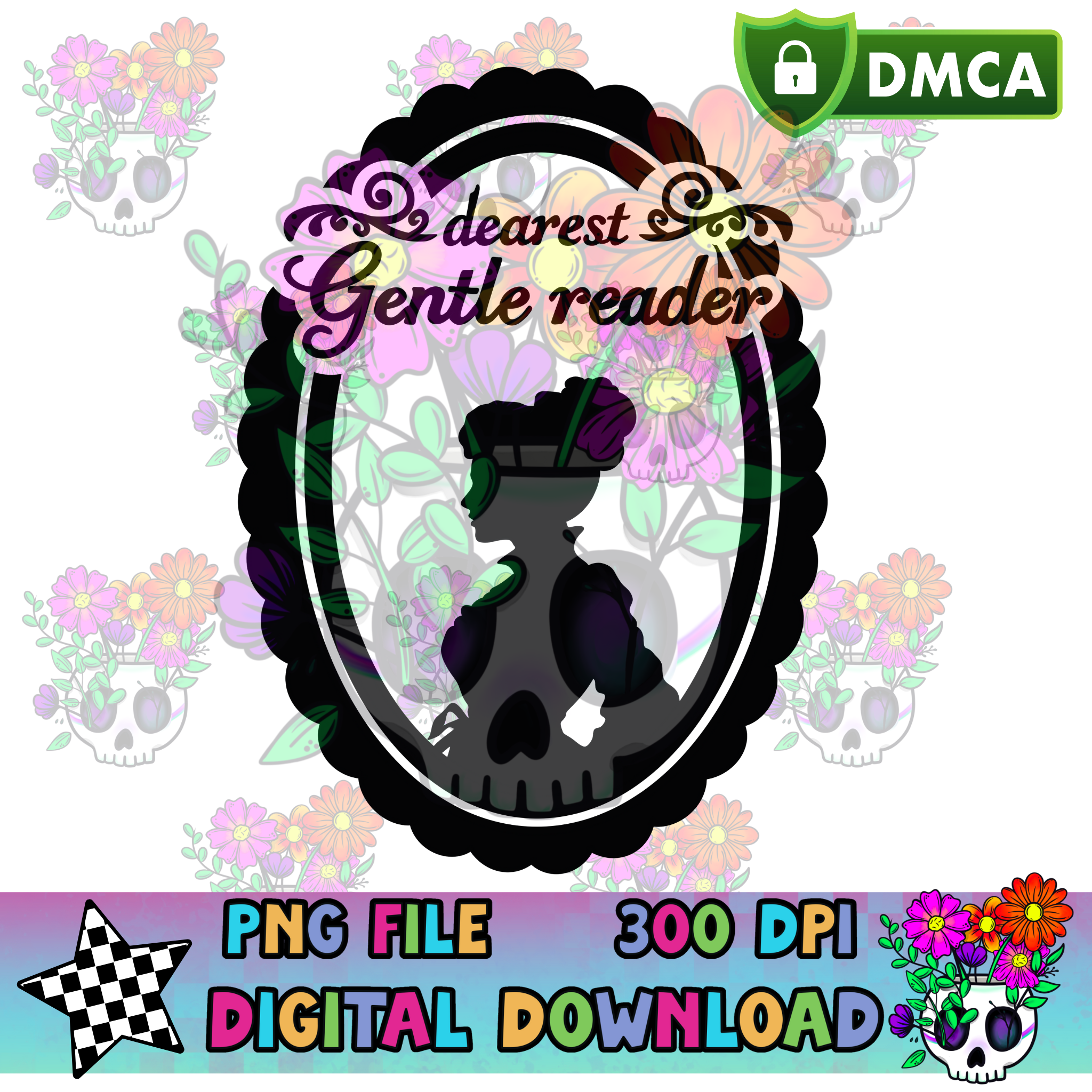 Dearest Gentle Reader - PNG – VibrantXpressions