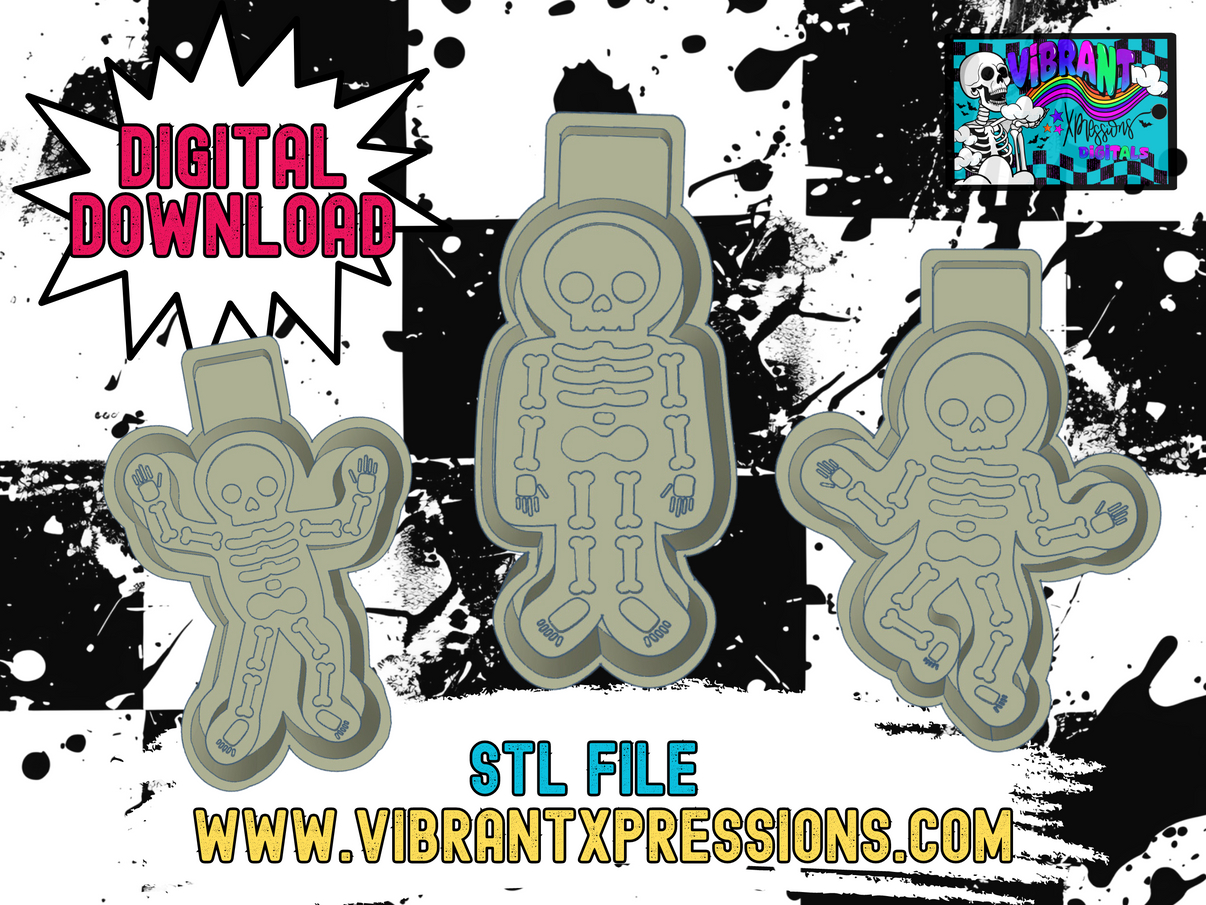 Skellie Bundle Mold Maker STL File – VibrantXpressions