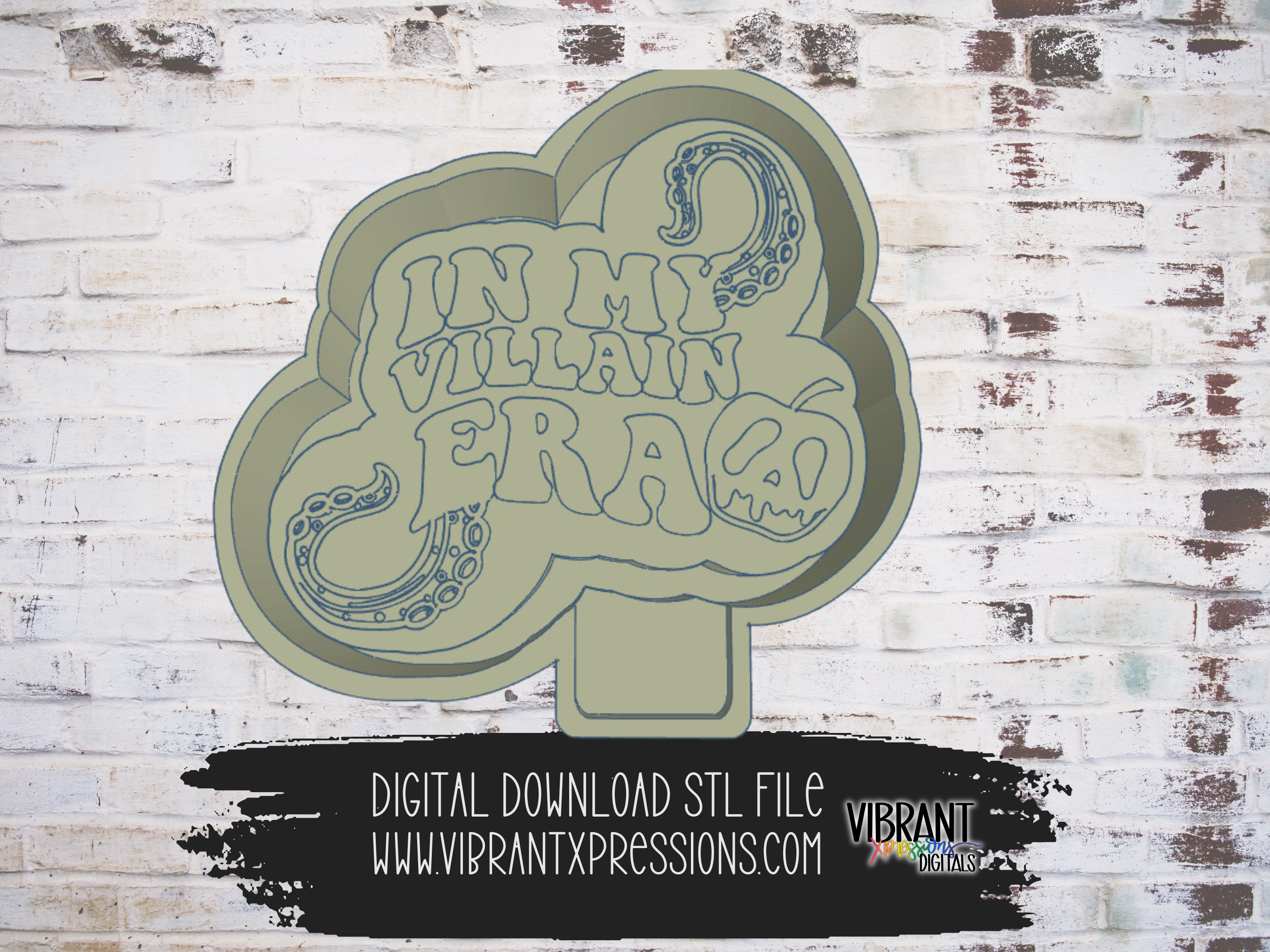 In My Villian Era Mold Maker STL File – VibrantXpressions