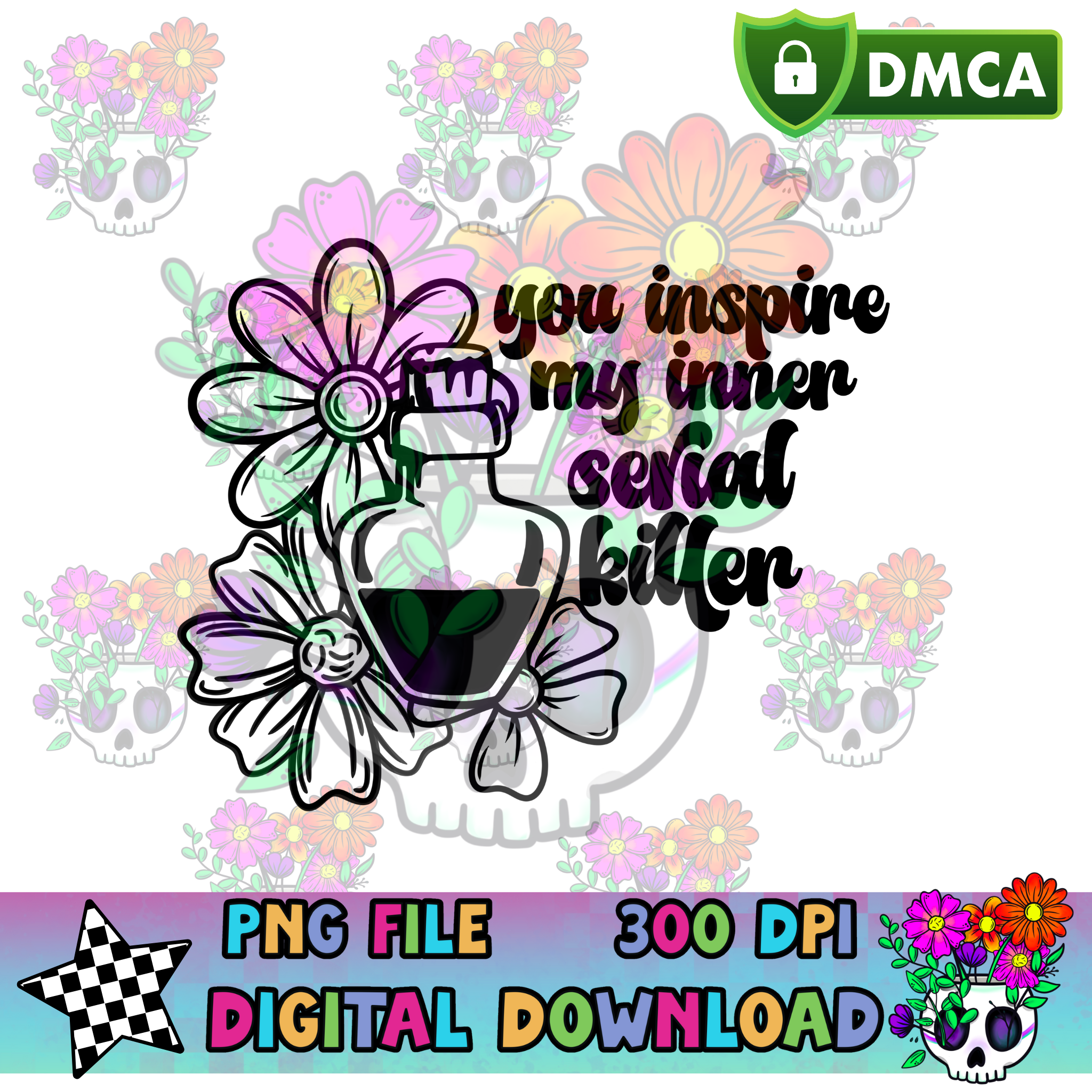Inner Serial Killer - PNG – VibrantXpressions