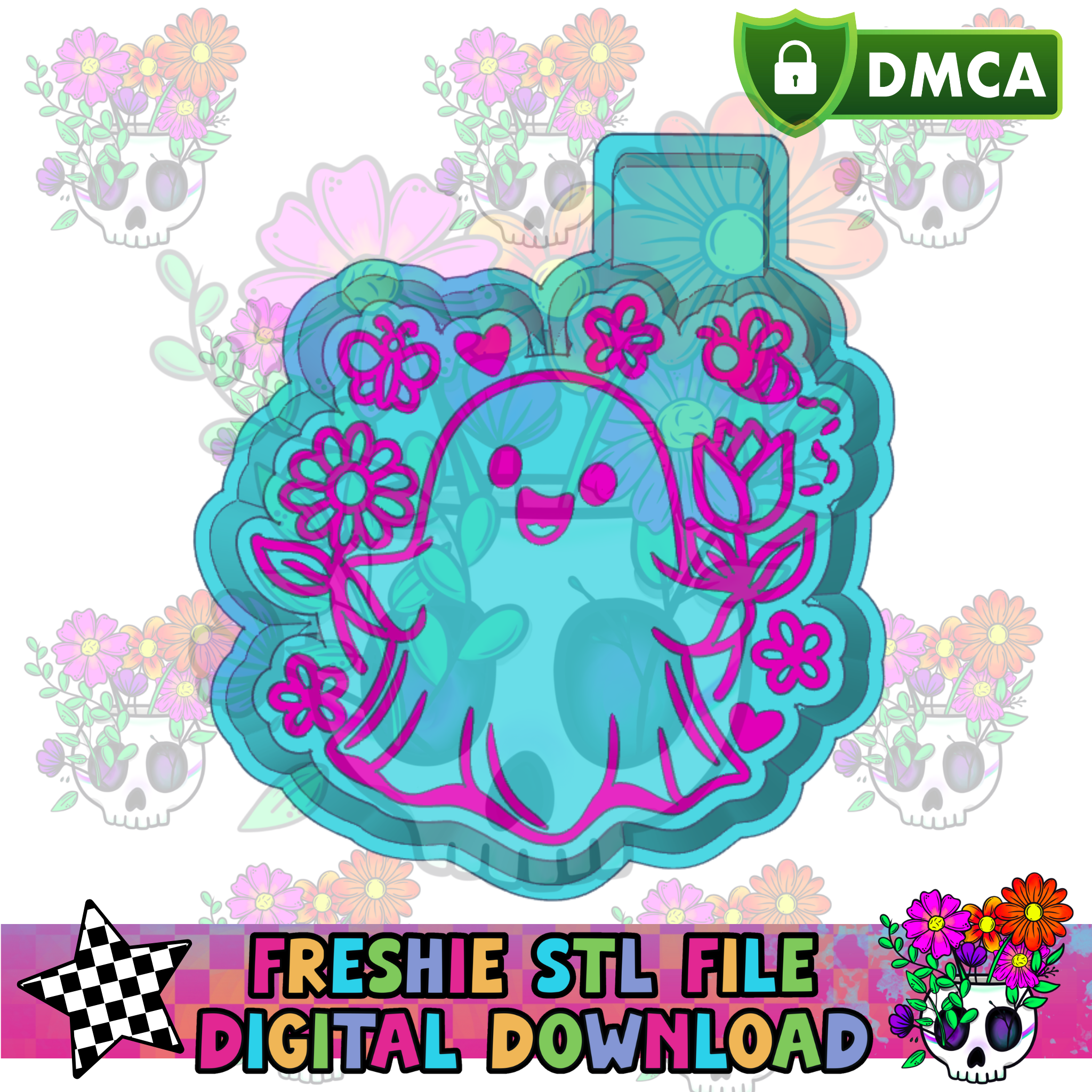 Spring Ghost STL File – VibrantXpressions
