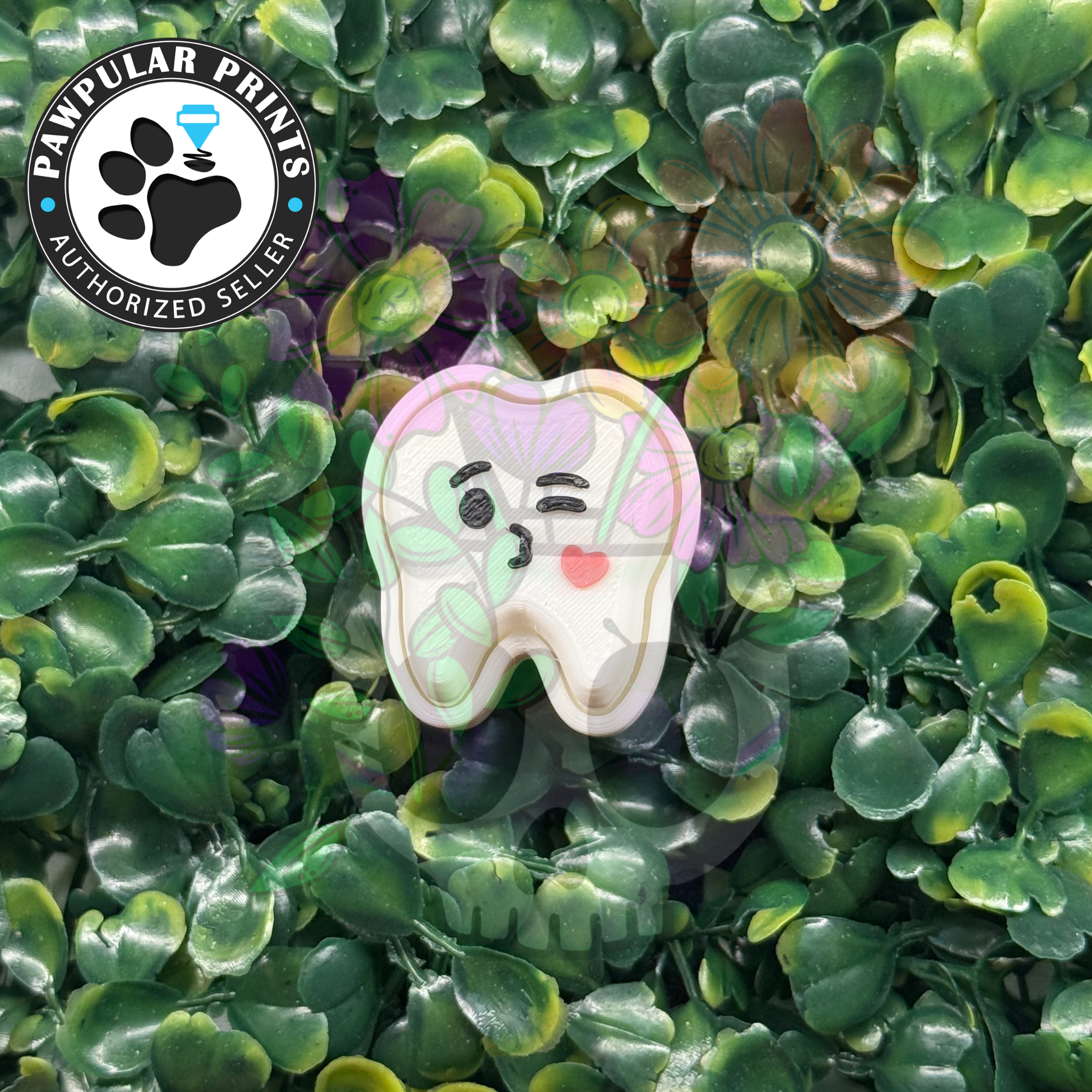 Winking Kiss Tooth Fidget Clicker – VibrantXpressions